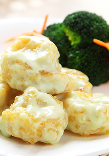 Deep-fried Prawn in Wasabi Salad - Spider